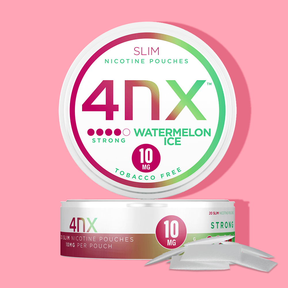 Watermelon Ice Nicotine Pouches 10mg – 4nx Nicotine Pouches